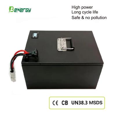 China 72V 50Ah LiFePO4 Battery for AGV Electric Scooter with Bluetooth for sale