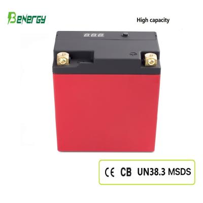 China Rechargeable 12.8V 2AH 155CCA Lithium Starting Battery Environmentally Friendly Motorcycle Starter for sale