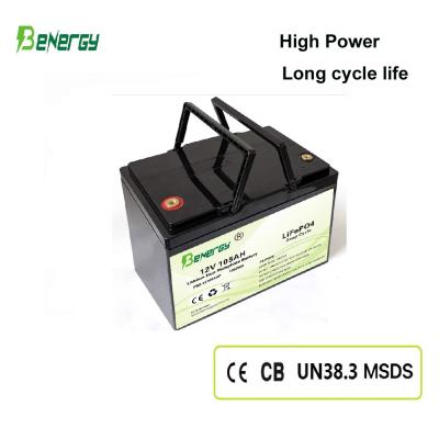 China 12V 105Ah LiFePO4 Battery with Heating | ROHS Certified for RV, Solar, Marine for sale