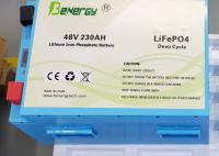 China 48V 230Ah LiFePO4 Battery Pack with Metal Case for Deep Cycle Applications in Solar, RV, and Golf Cart for sale