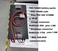 China 72V 100Ah Lithium Iron Phosphate Battery for Automated Guided Vehicles & Mobile Robots – Bluetooth, Fast Charging, Deep Cycle LiFePO4 AGV Battery for sale