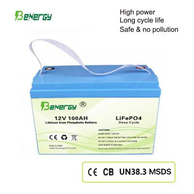 China 12V 100Ah Deep Cycle LiFePO4 Battery – Replacement for Lead Acid, Ideal for Outdoor Power Supply, Bluetooth Speaker Systems & Off-Grid Applications for sale