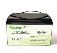 China Plastic LiFePo4 Battery Pack 12V 100AH Customized High Energy Density for sale