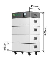 China 48Volt 400Ah 20Kwh Lifepo4 Solar Battery Storage Power Lithium Ion Stand Householder Charging Power Station for sale