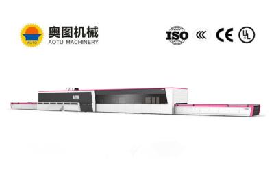 China Radiation Flat Glass Tempering Furnace / Horizontal Tempering Glass Oven for sale