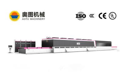 China Automatic Glass Tempering Furnace , Horizontal Tempered Glass Machine for sale