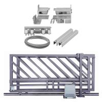 China Galvanized Double Door Telescopic Sliding Gate Hardware Automatic 3M 4M for sale