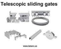 China 3m 4m 5m Save Space Telescopic Gate System With Ranger for sale