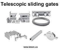 China 3m 4m 5m Save Space Telescopic Gate System With Ranger for sale