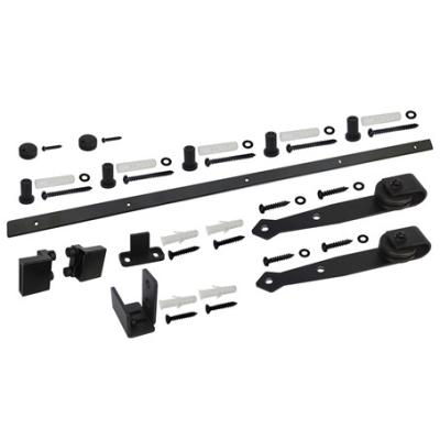 China Sliding Roller Cabinet Door Kit Mini Arrow Barn Door Style for sale