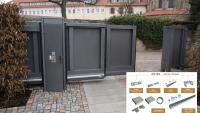 China Automatic Steel Telescopic Sliding Gate Opener Motor Hardware Kits for sale