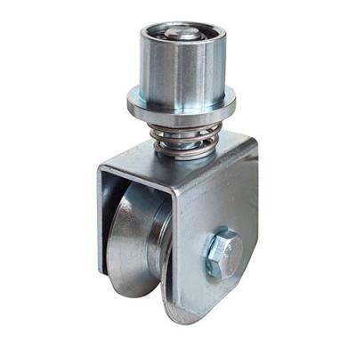 China Steel Metal 360 Degree Rotational Door Rollers Gate Wheel Radius Corner for sale