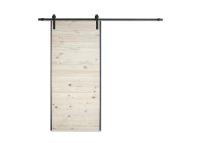 China Interior Sliding Barn Door Hardware With Track Matching Finish for sale