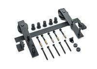 China Interior Sliding Barn Door Hardware With Track Matching Finish for sale