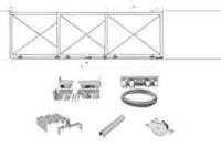 China Telescopic Sliding Gate DIY Automatic Gate Opener Hardware Kits for sale