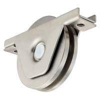 China Q235 Steel U Groove Gate Wheel For Automatic Sliding Gate for sale