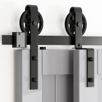China 6.6ft Barndoor Hardware / Barn Gate Hardware For Apartment for sale