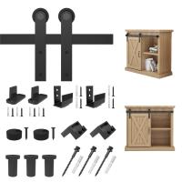 China 6.6ft Barndoor Hardware / Barn Gate Hardware For Apartment for sale