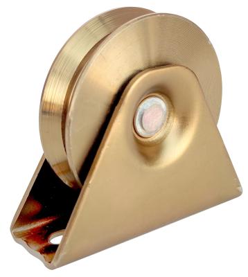 China Sliding Gate Wheel with Exterior Bracket Single Bearing Y groove for sale