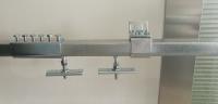 China 34mm 5.8m Small Hanging Door Track Hardware Hanging Door Rail Track System for sale