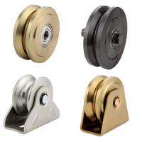 China 50MM U Y V H Groove Track Wheels Roller for sale