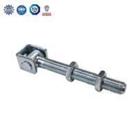 China Steel Q235 Barn Galvanized Door Hinges M12 M14 M16 M18 M20 M24 Adjustable for sale
