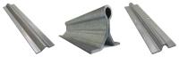 China Recessed Guide Sliding Gate Track Hardware And Rollers 55mm for sale