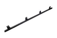 China Zinc Plated Sliding Gate Gear Rack With Bolts M4 M6 Steel Or Nylon for sale