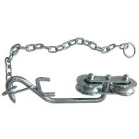 China Steel  Banana Cableway Roller Trolley Roller With Chains For Banana Farm for sale