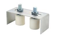 China Heavy Duty Gate Rollers Guide Wheels For Sliding Gates Guide Rollers 40X50mm for sale