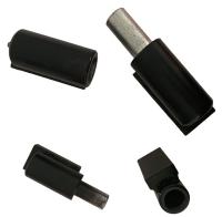 China heavy duty hardware American style balck power coating hinge for swing gate for sale