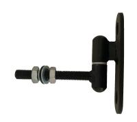 China heavy duty balck power coating Adjustable Bolt Hinge for swing gate for sale