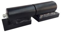 China heavy duty hardware American style balck power coating hinge for swing gate for sale