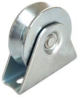 China 4'' U groove steel galvanized roller for iron gate with single bearing sliding gate wheel for sale