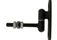 China heavy duty balck power coating Adjustable Bolt Hinge for swing gate for sale