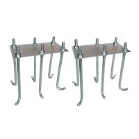 China 60x60mm Small Cantilever Gate Wheel Zn Cantilever Gate Carriage 5 Wheels 8 Medium Wheels for sale