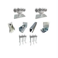 China 60x60mm Small Cantilever Gate Wheel Zn Cantilever Gate Carriage 5 Wheels 8 Medium Wheels for sale