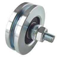 China 100mm Sliding Driveway Gate Wheels Roller With Bolt 3