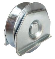 China wardrobe sliding  door bottom wheels 80mm gate wheels Y groove with double plate for sale