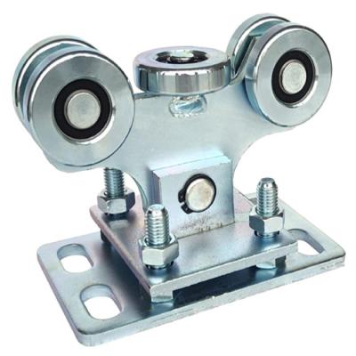 China 60mm with adjustable fixing plate cantilever gate carriage 5 wheel for sale