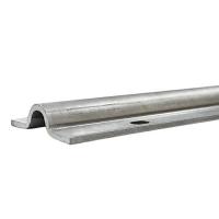China 2.9m Silver Steel U Profile Sliding Gate Bottom Track Rail For Gate Opener for sale