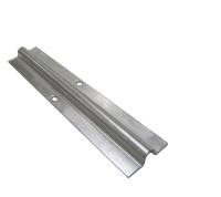 China 2.9m Silver Steel U Profile Sliding Gate Bottom Track Rail For Gate Opener for sale
