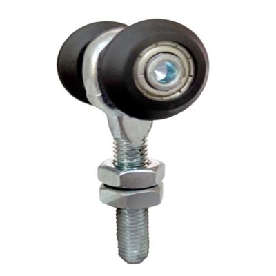 China 450lb Sliding Door Hanging Rollers Nylon Roller Wheel With Bearing for sale