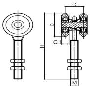 China 450lb Sliding Door Hanging Rollers Nylon Roller Wheel With Bearing for sale