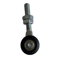 China 25mm Sliding Door Top Track Roller Bracket 2 Or 4 Wheel 3m 100kg Load for sale