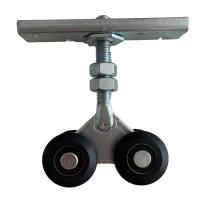 China 25mm Sliding Door Top Track Roller Bracket 2 Or 4 Wheel 3m 100kg Load for sale
