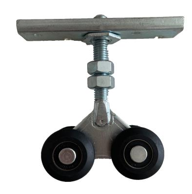 China 25mm Sliding Door Top Track Roller Bracket 2 Or 4 Wheel 3m 100kg Load for sale
