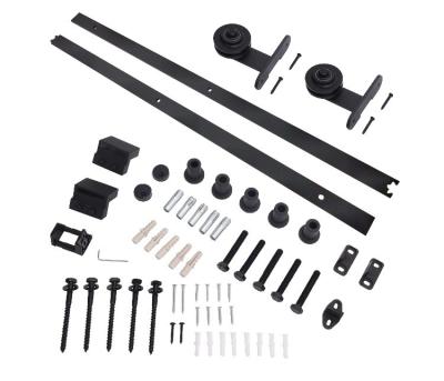 China 6.6'  T-Shaped Heavy Duty Barn Door Rollers And Tracks Hanging Rail  Exterior for sale