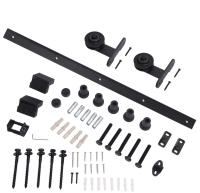 China 6.6'  T-Shaped Heavy Duty Barn Door Rollers And Tracks Hanging Rail  Exterior for sale