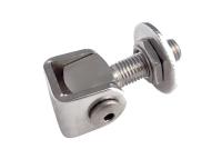 China M18 Cast Iron Gate Hinge Hardware Fixings With Round Plated for sale